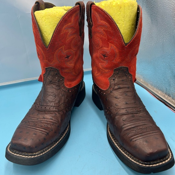 Justin Boots | Shoes | Justin Women 9 Rodeo Saddle Cowgirl Boots | Poshmark